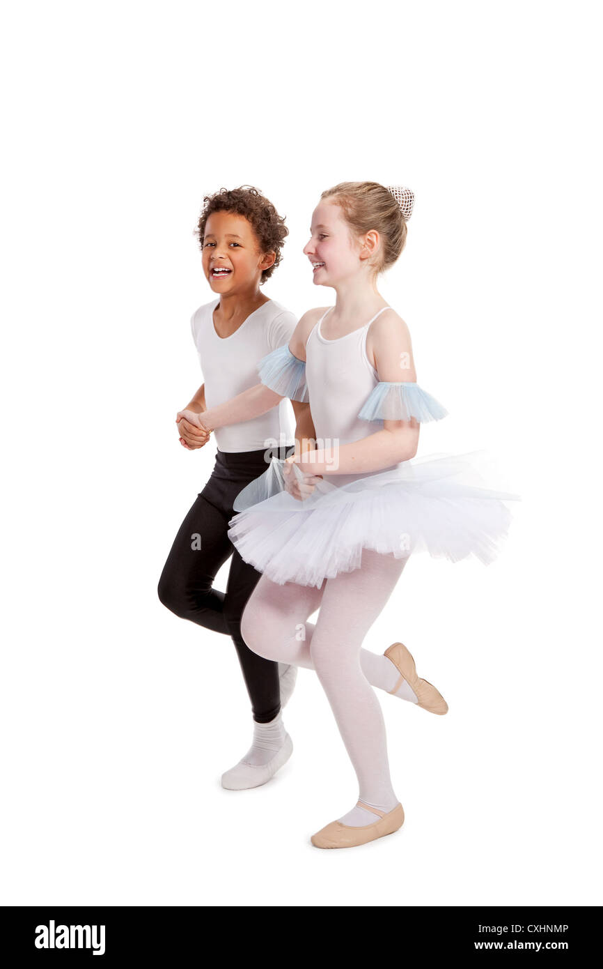 interracial children dancing together Stock Photo - Alamy