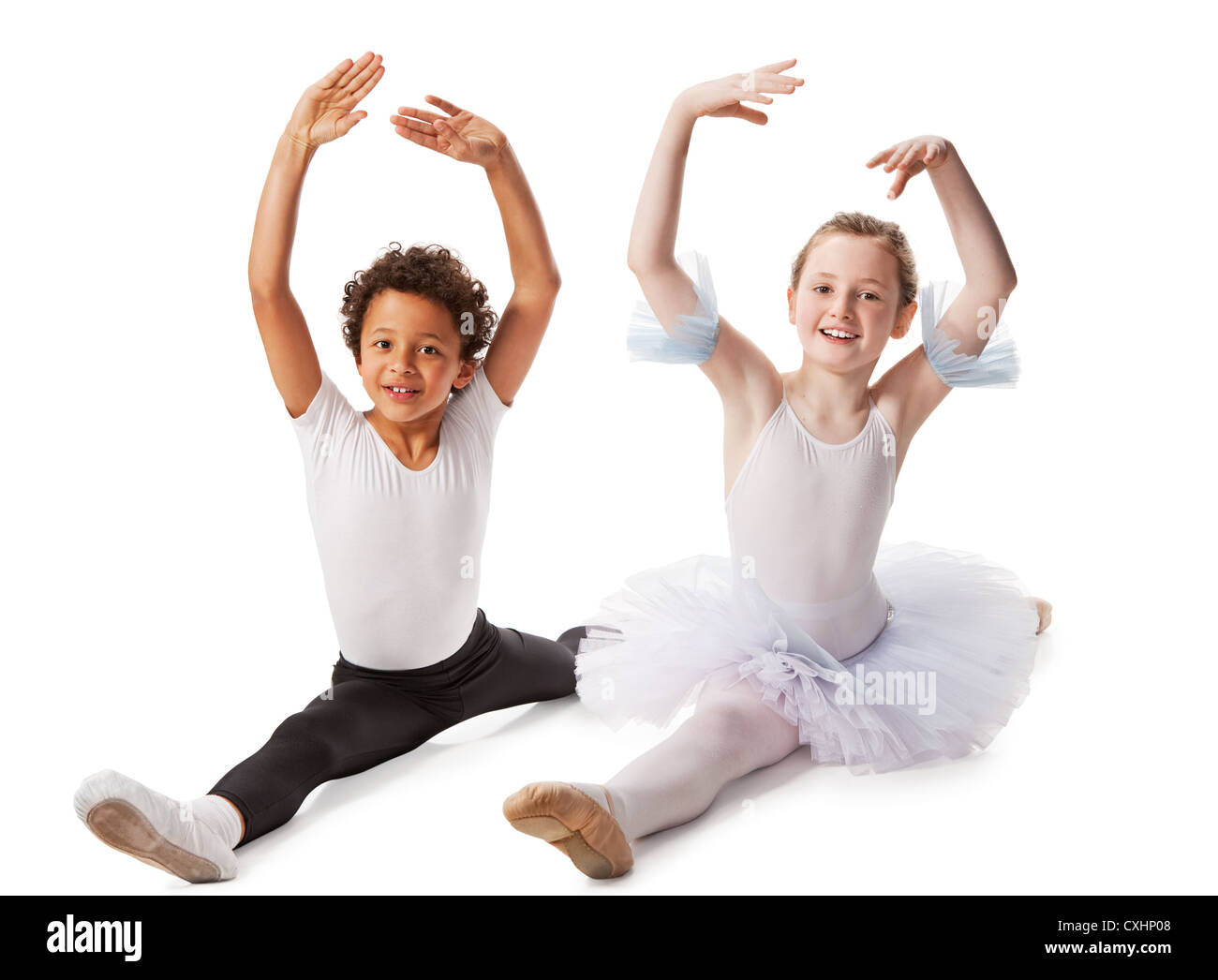 interracial children dancing together Stock Photo - Alamy
