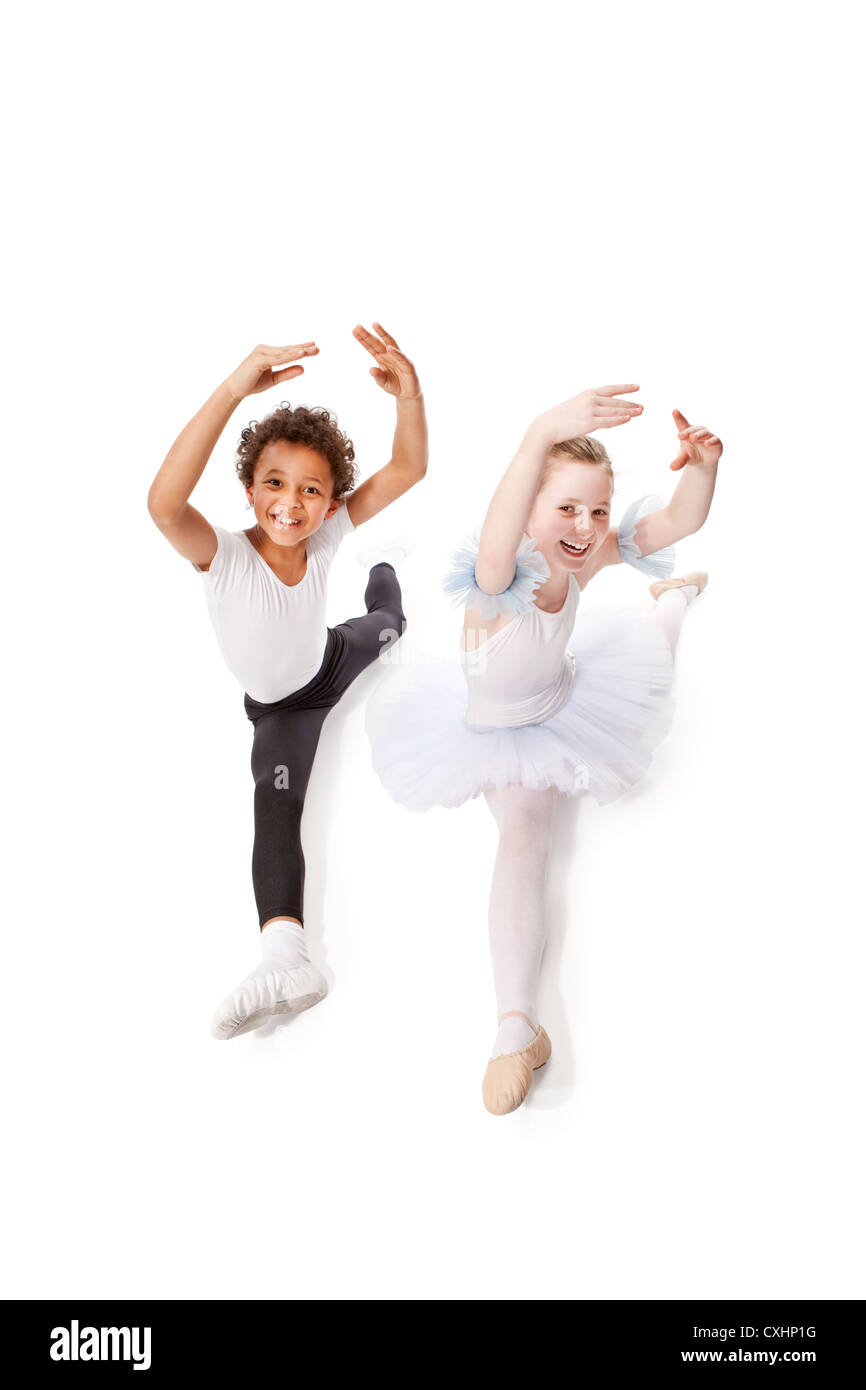 interracial children dancing together Stock Photo - Alamy