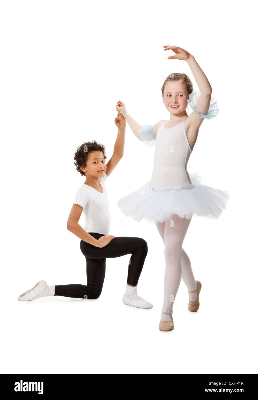 interracial children dancing together Stock Photo - Alamy