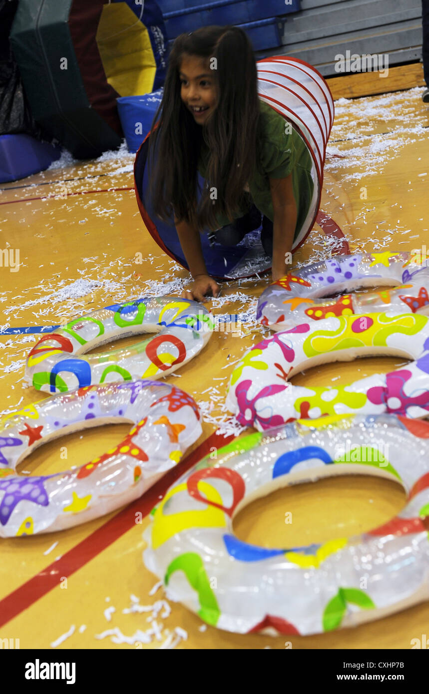 RAF MILDENHALL, England -- Edrine Kengne-Tetsing completes a portion of ...