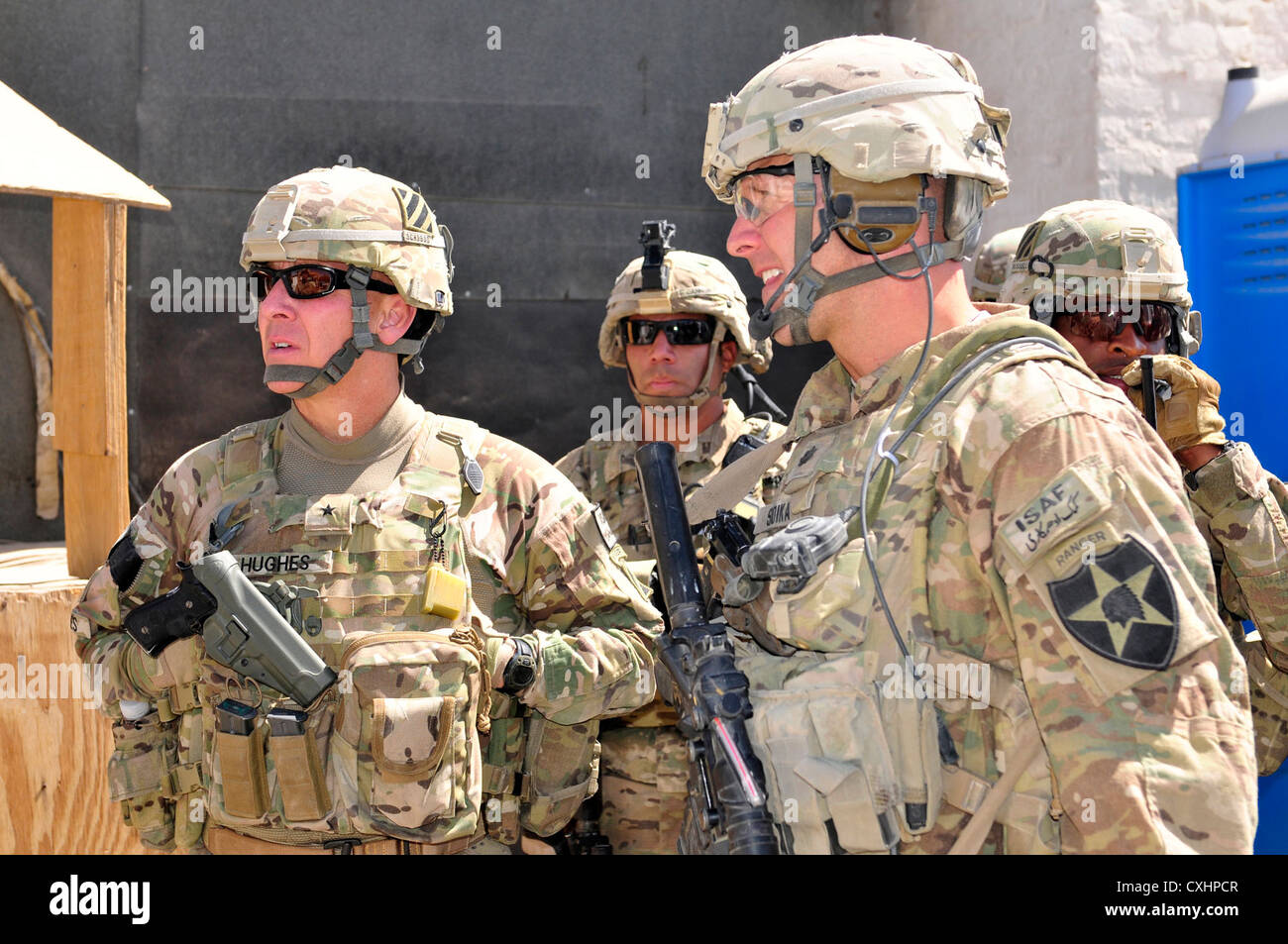 Brigadier General Chris Hughes and Lieutenant Colonel Steven Soika ...