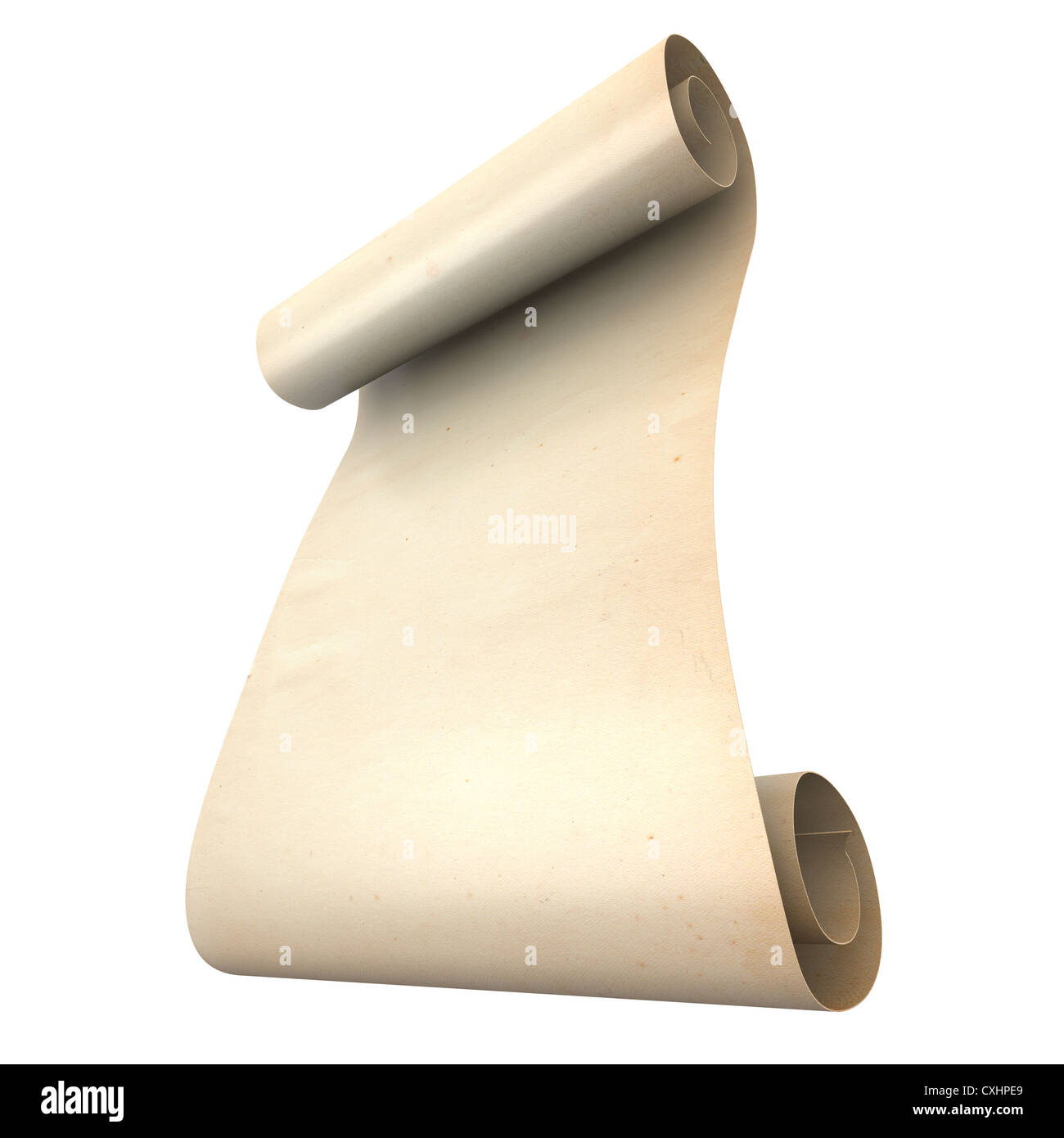 An ancient scroll Stock Photo - Alamy