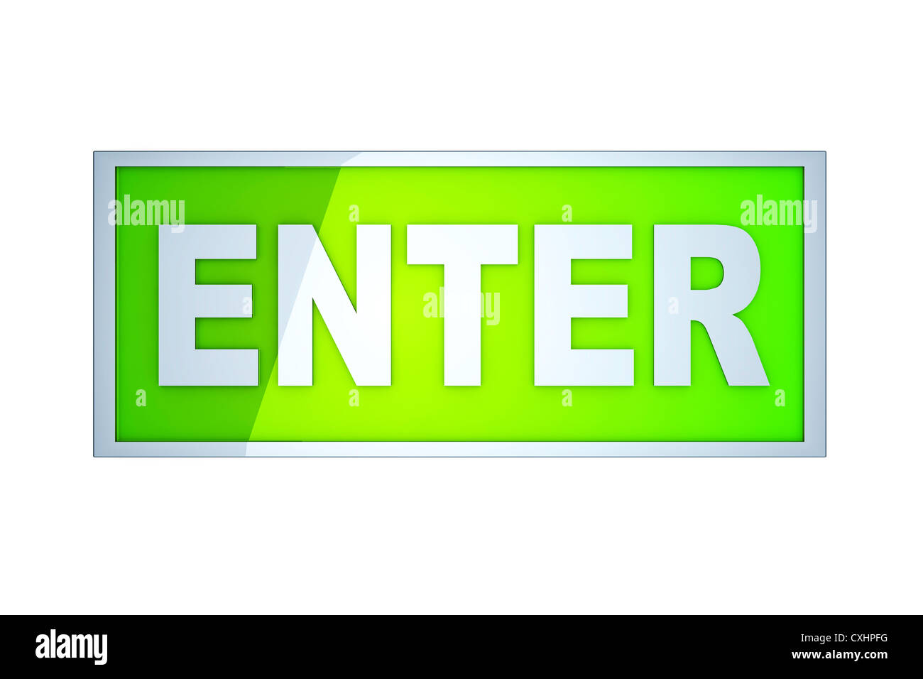 An enter sign Stock Photo - Alamy