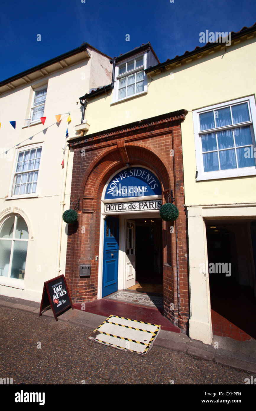 The Hotel de Paris at Cromer Norfolk England Stock Photo - Alamy