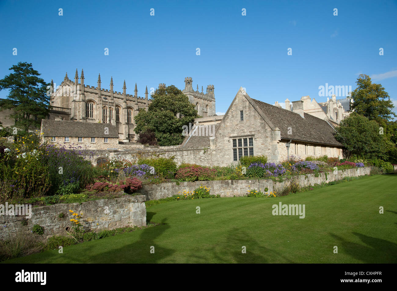 Christ Church College & Cathedral Oxford University England UK Stock ...