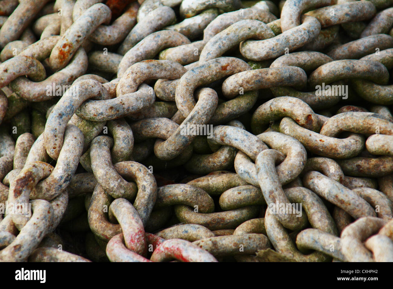 Pile chains hi-res stock photography and images - Alamy