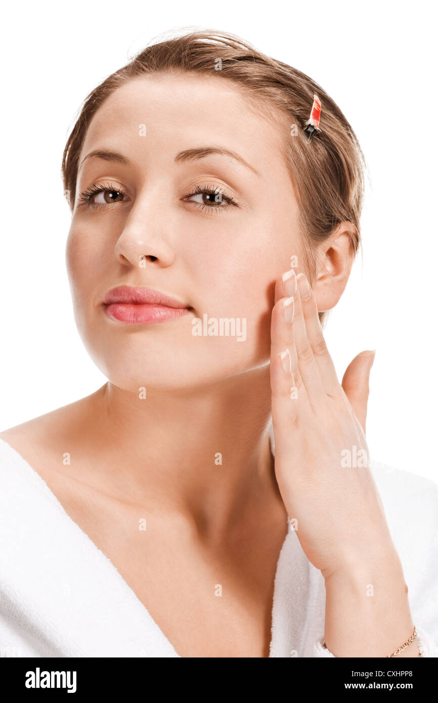 Portrait of Fresh and Beautiful woman Stock Photo - Alamy