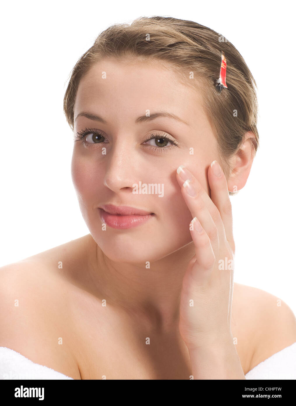 Portrait of Fresh and Beautiful woman Stock Photo - Alamy