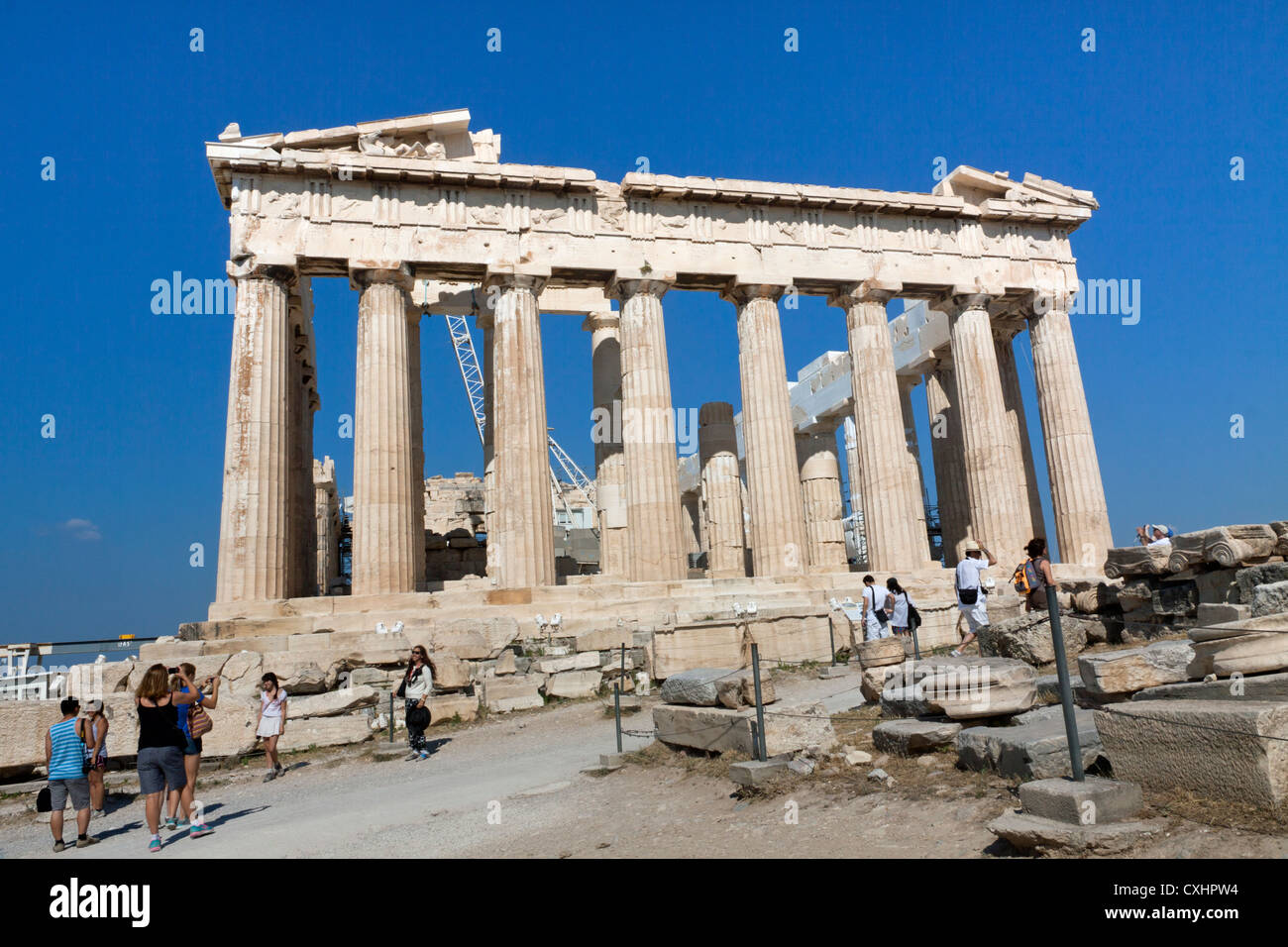 The Parthenon in Athens Greece Stock Photo - Alamy