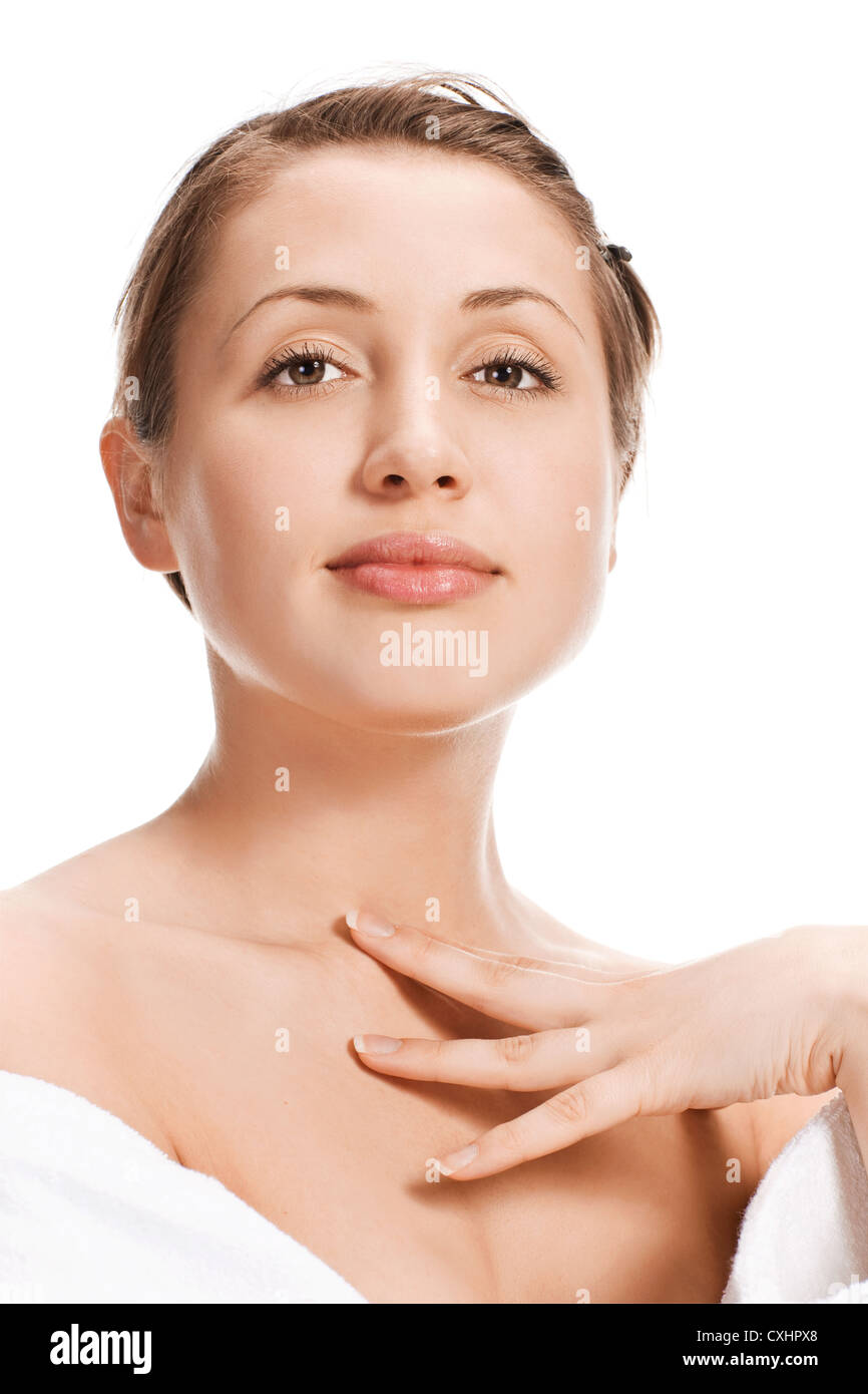 Portrait of Fresh and Beautiful woman Stock Photo - Alamy