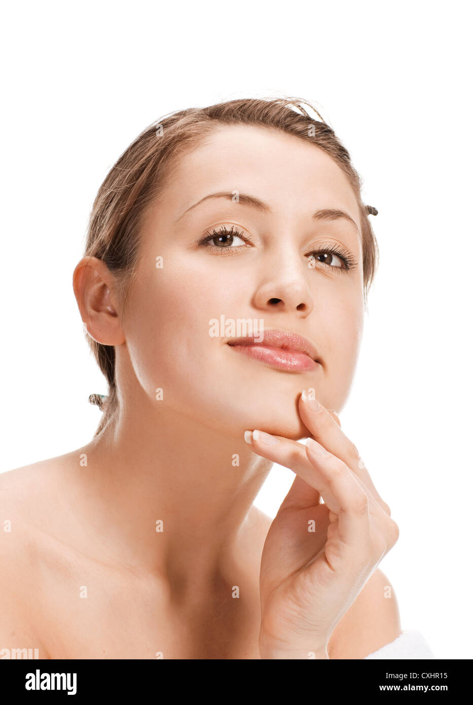 Portrait of Fresh and Beautiful woman Stock Photo - Alamy