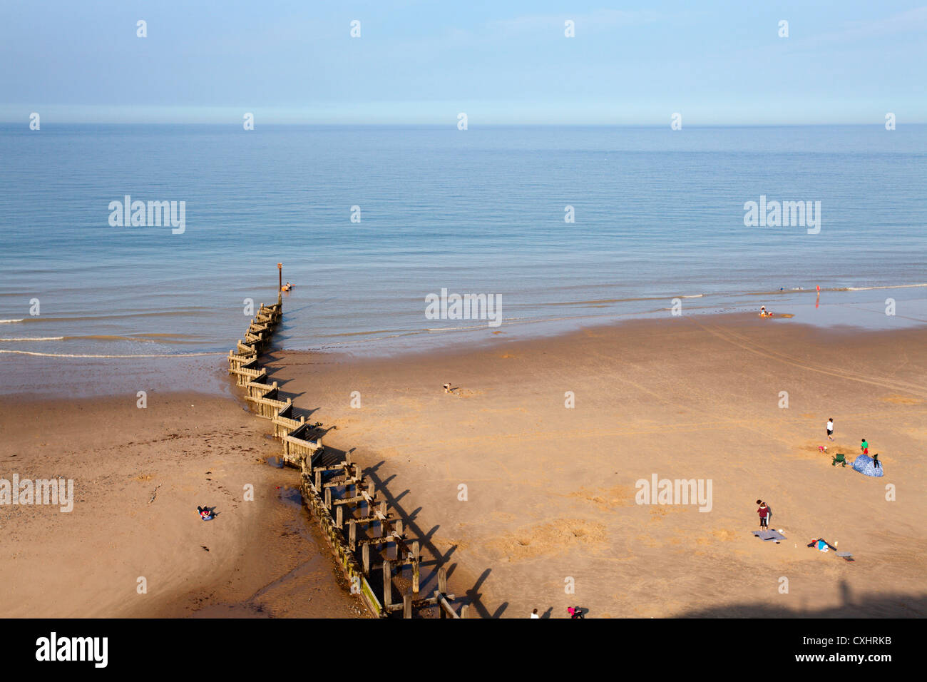 Groyne at Overstrand near Cromer Norfolk England Stock Photo - Alamy