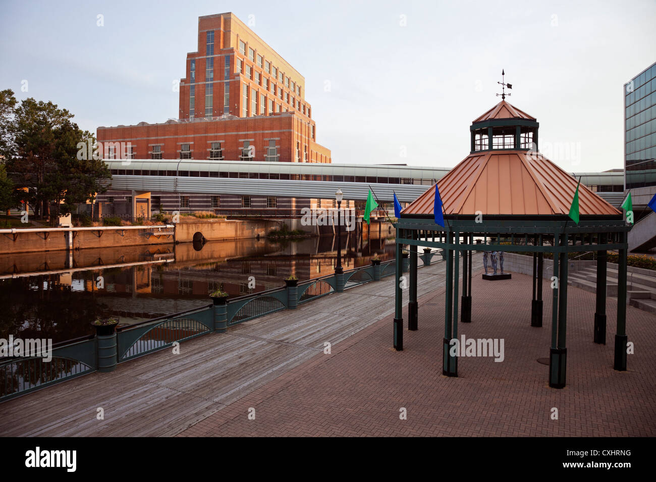 Lansing, Michigan - riverwalk Stock Photo - Alamy