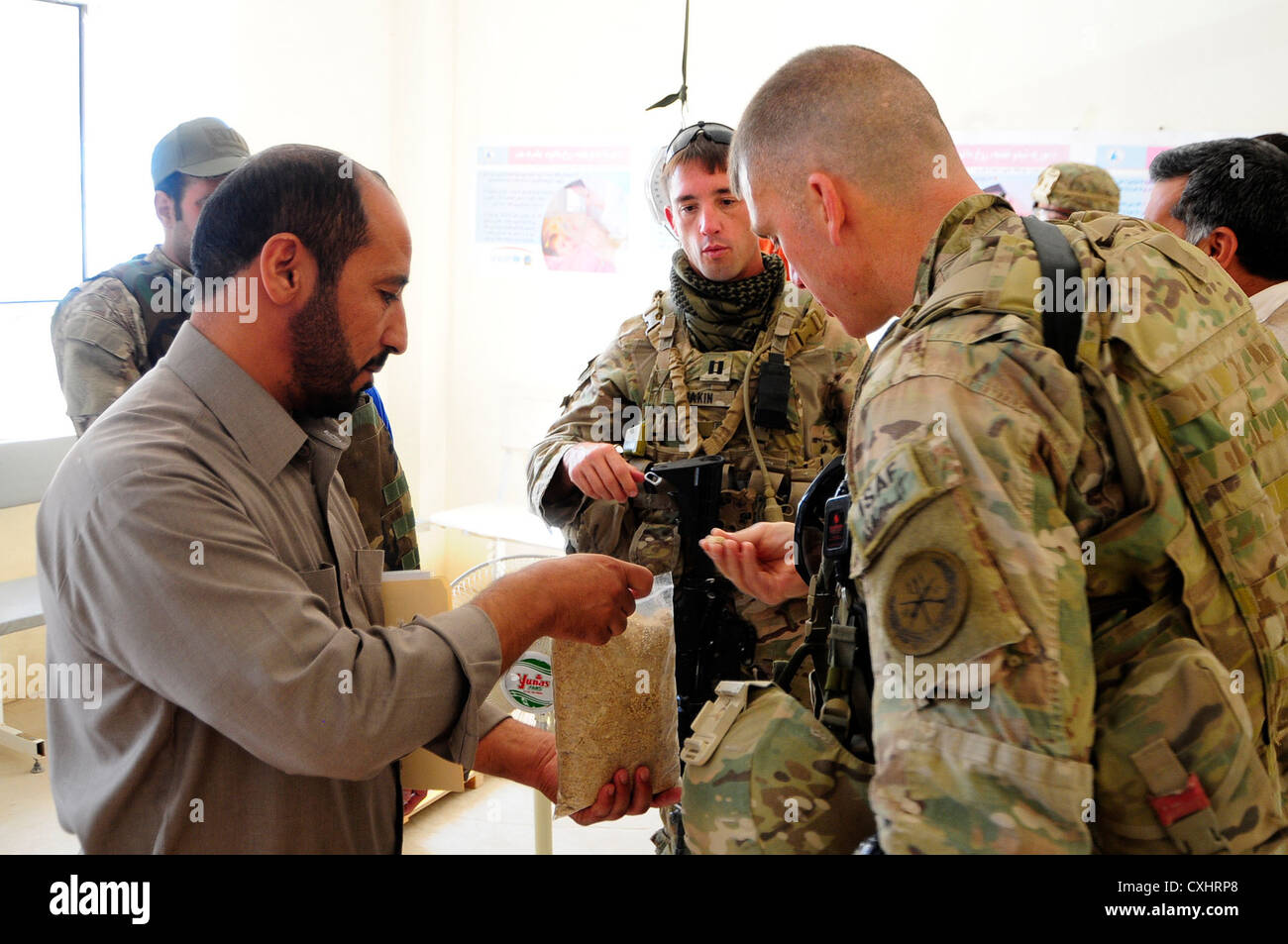 Assigned to a provincial reconstruction team hi-res stock photography ...