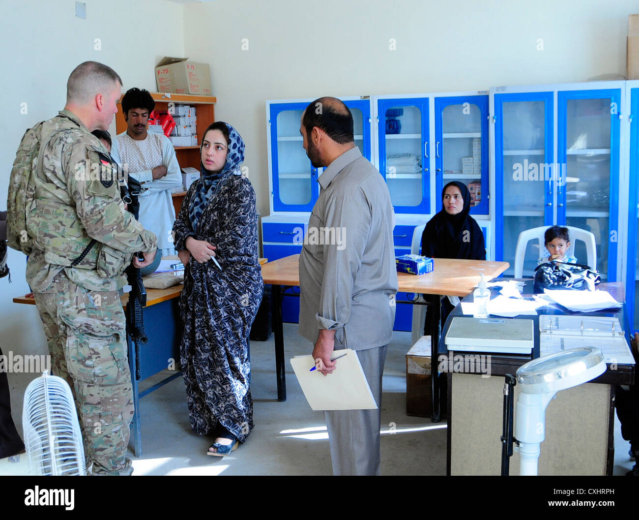 Lt. David Berlin, a U.S. Navy medical officer with Provincial ...