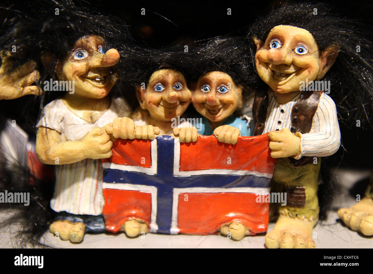 Traditional Norwegian products usually sold to tourists Stock Photo - Alamy
