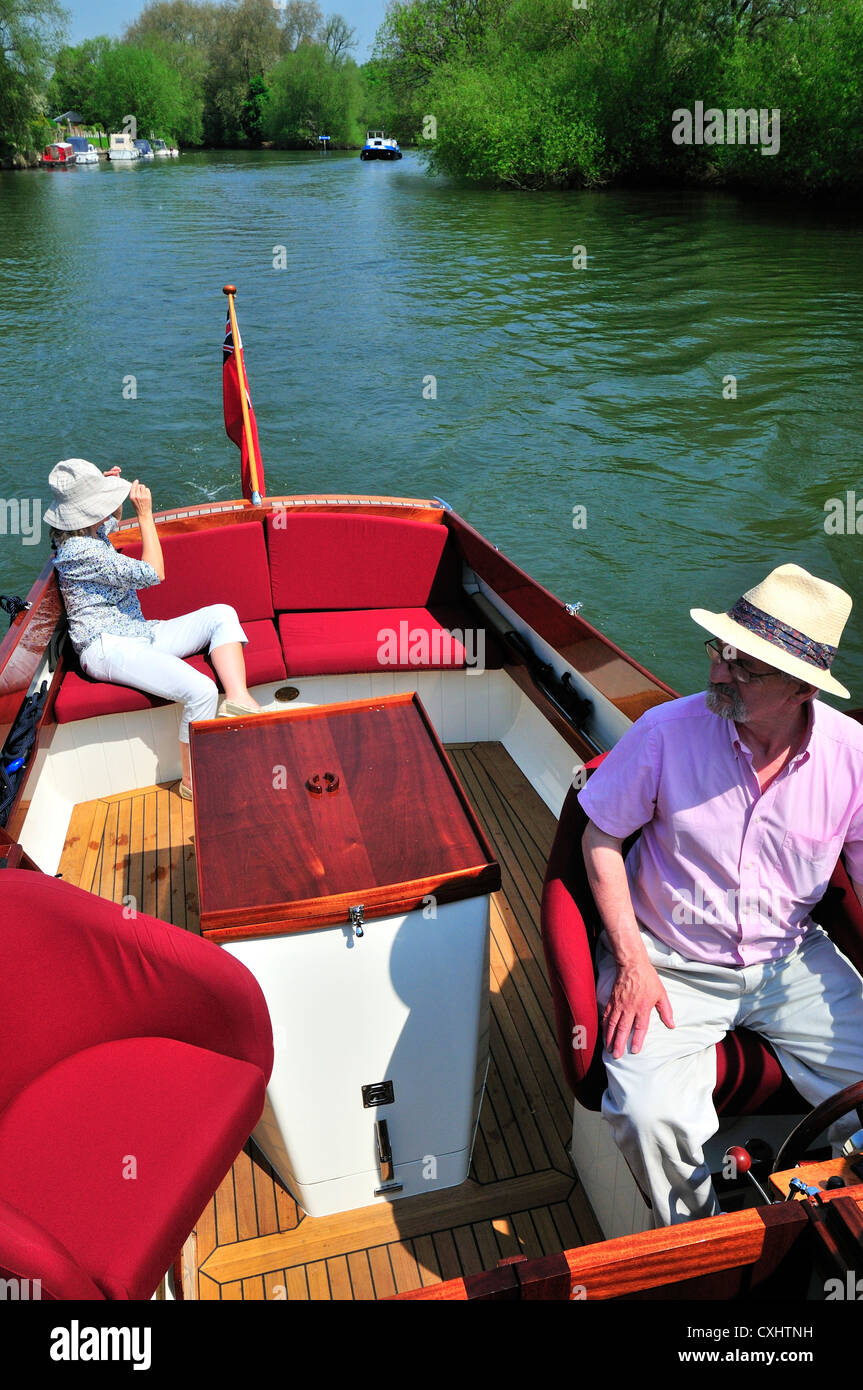 Couple motorboating hi-res stock photography and images - Alamy