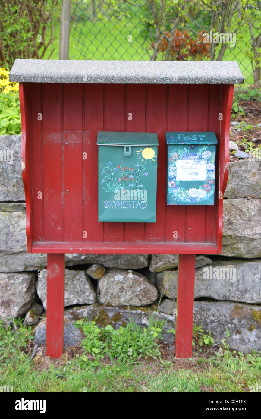 Norwegian letter box hi-res stock photography and images - Alamy