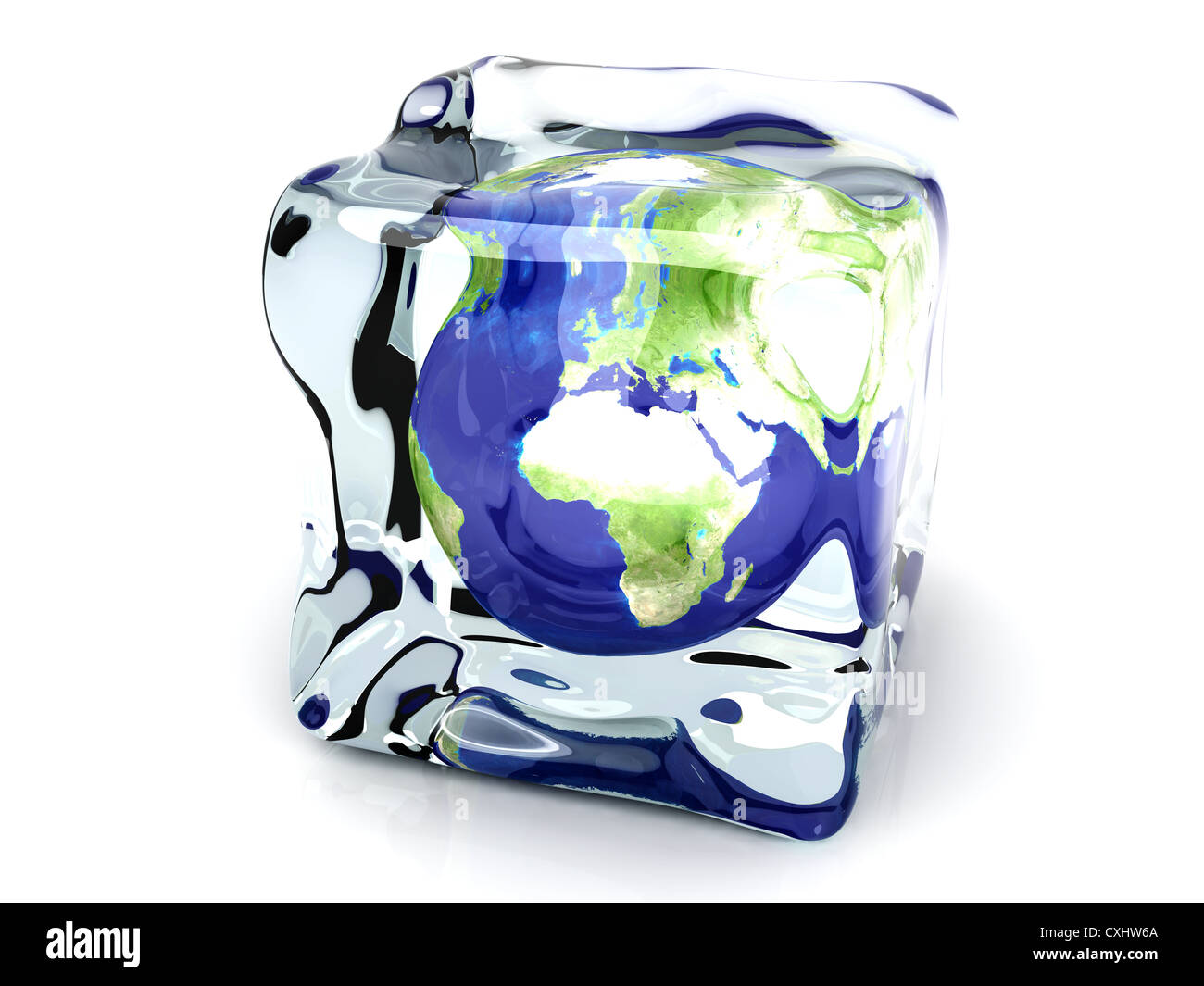 Planet ice age Cut Out Stock Images & Pictures - Alamy