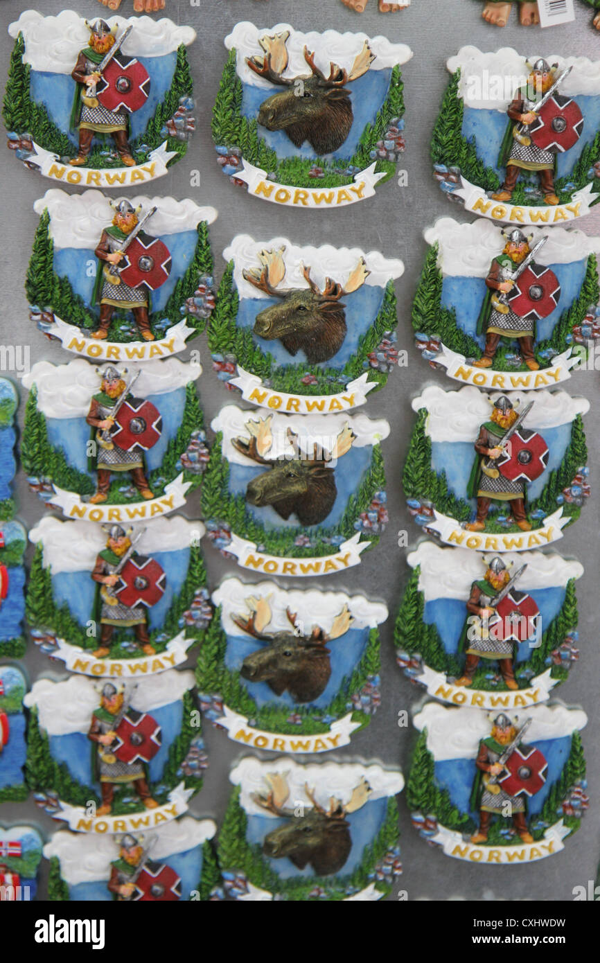 Traditional Norwegian products usually sold to tourists Stock Photo - Alamy