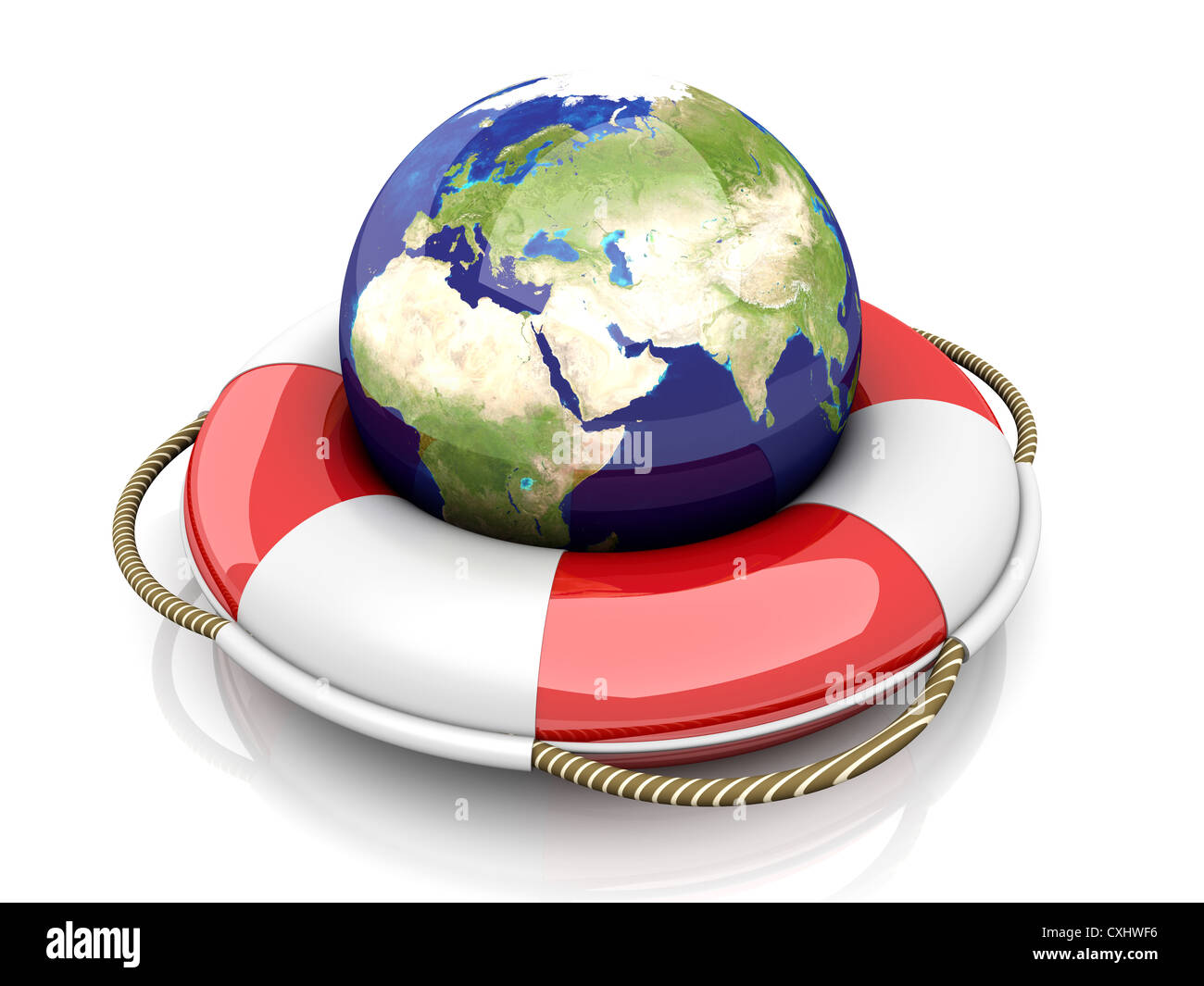 A life belt Stock Photo - Alamy