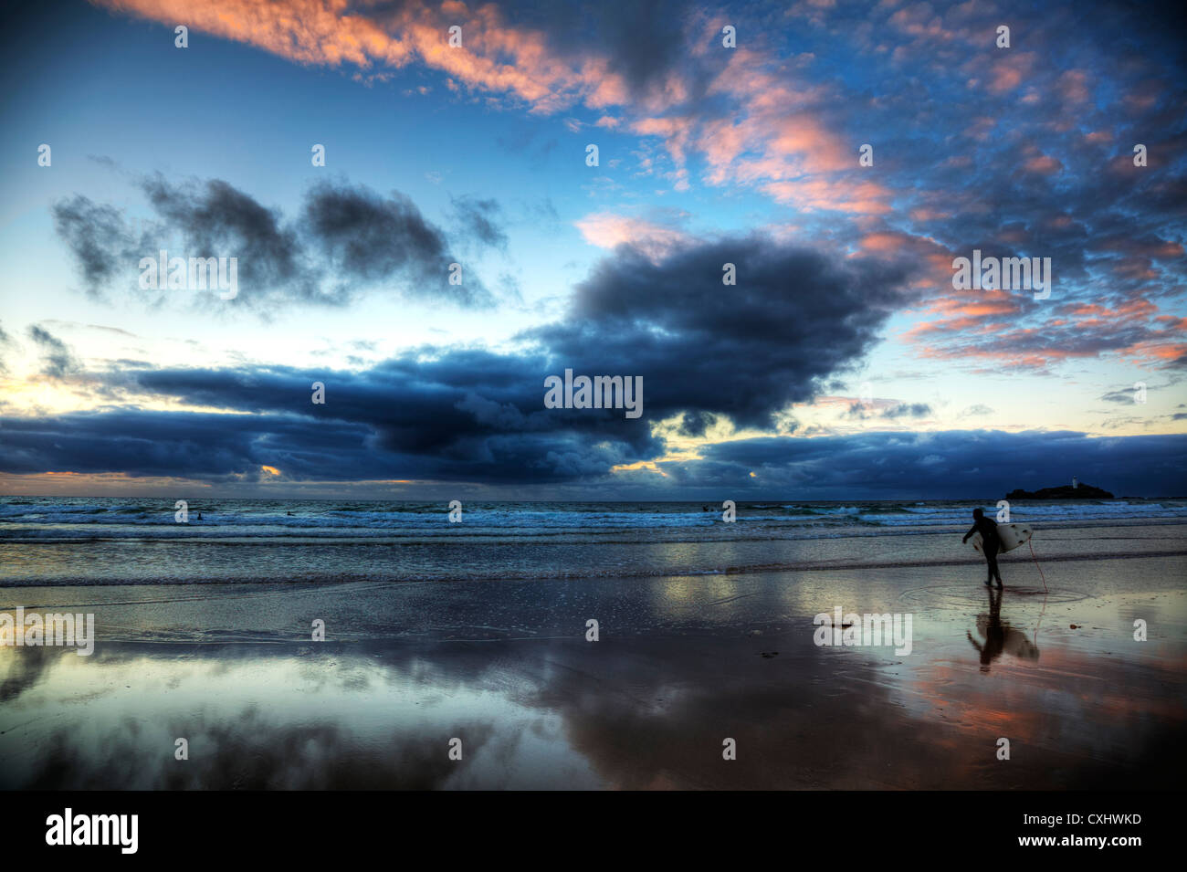 Hayle beach cornwall hi-res stock photography and images - Alamy