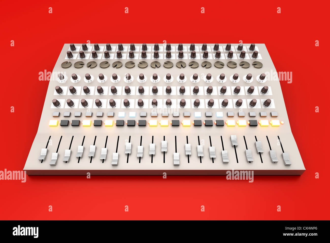 A Mixing board Stock Photo - Alamy