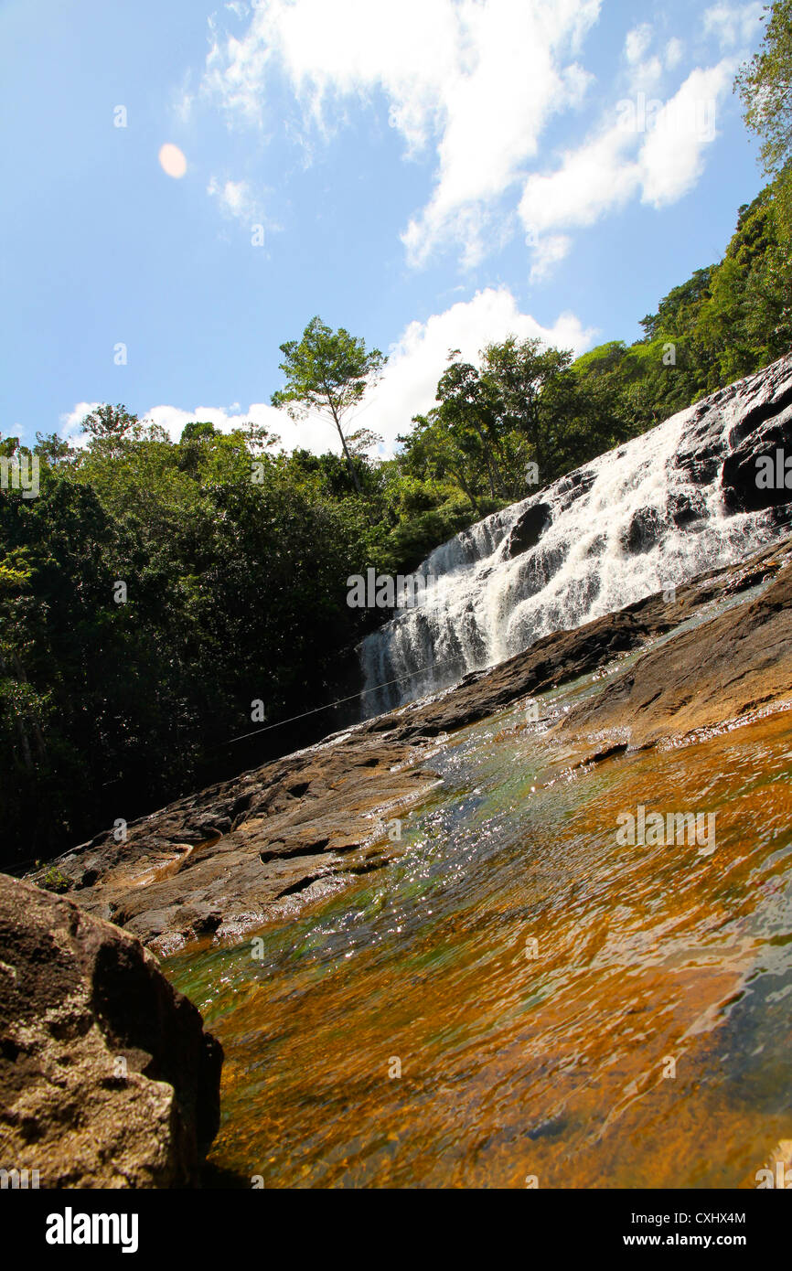 Waterfall in Serra Grande, Bahia, Brazil, South america Stock Photo - Alamy