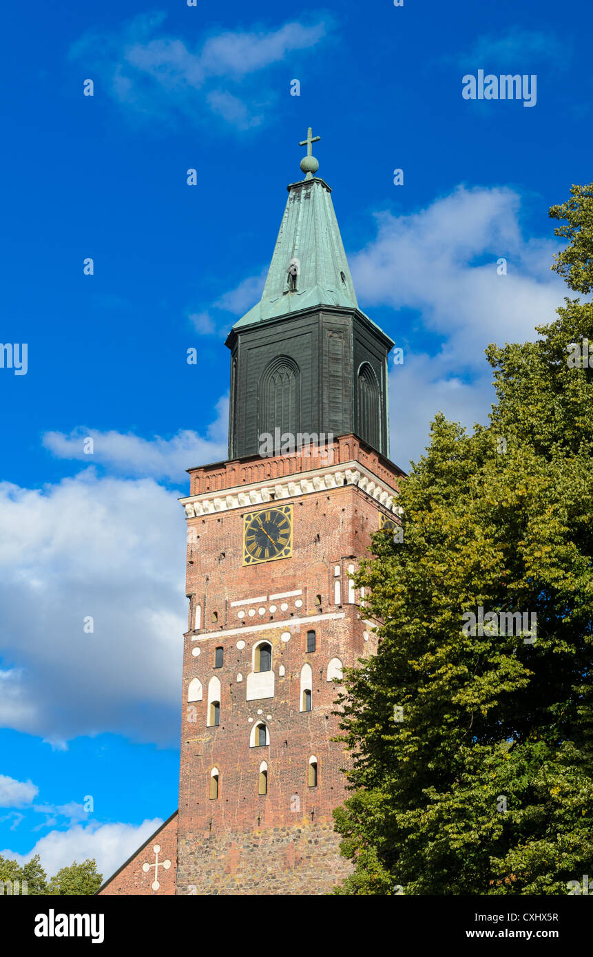 Medieval Turku cathedral in Finland Stock Photo - Alamy