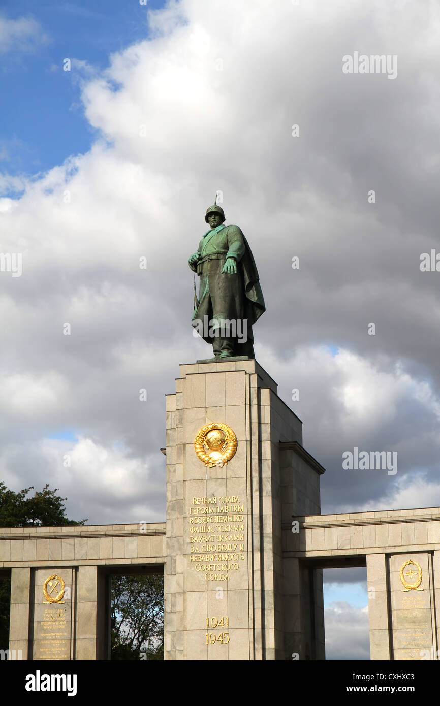 The Memorial for the Soviet union Soldiers fallen in the second world ...