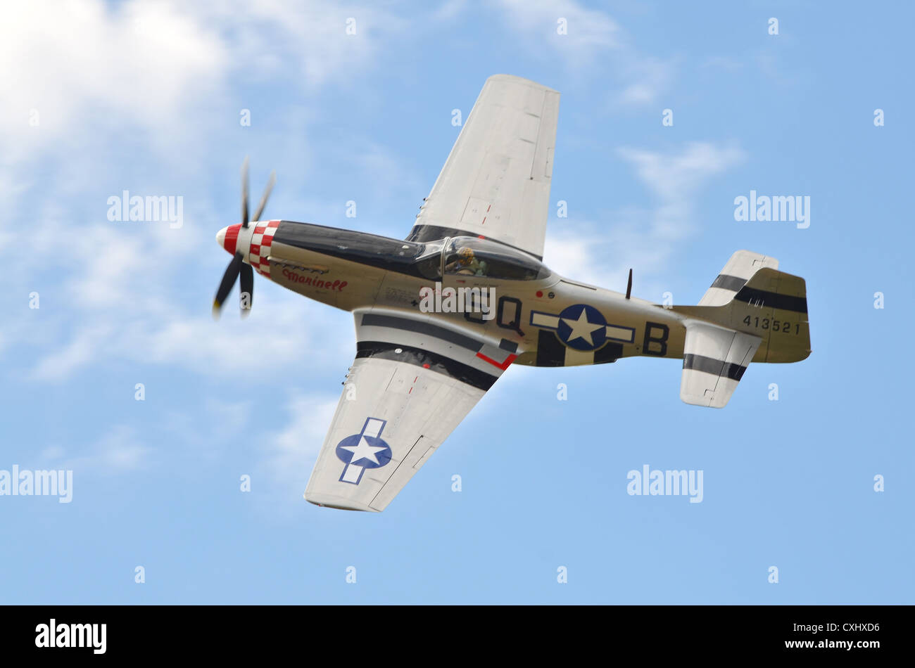 North American Aviation P-51 Mustang fighter Stock Photo - Alamy