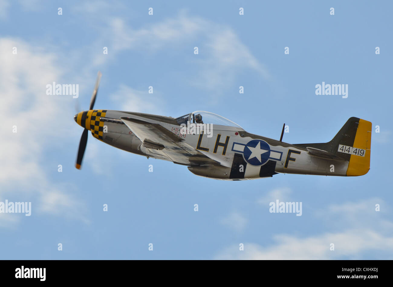 North American Aviation P-51 Mustang fighter Stock Photo - Alamy