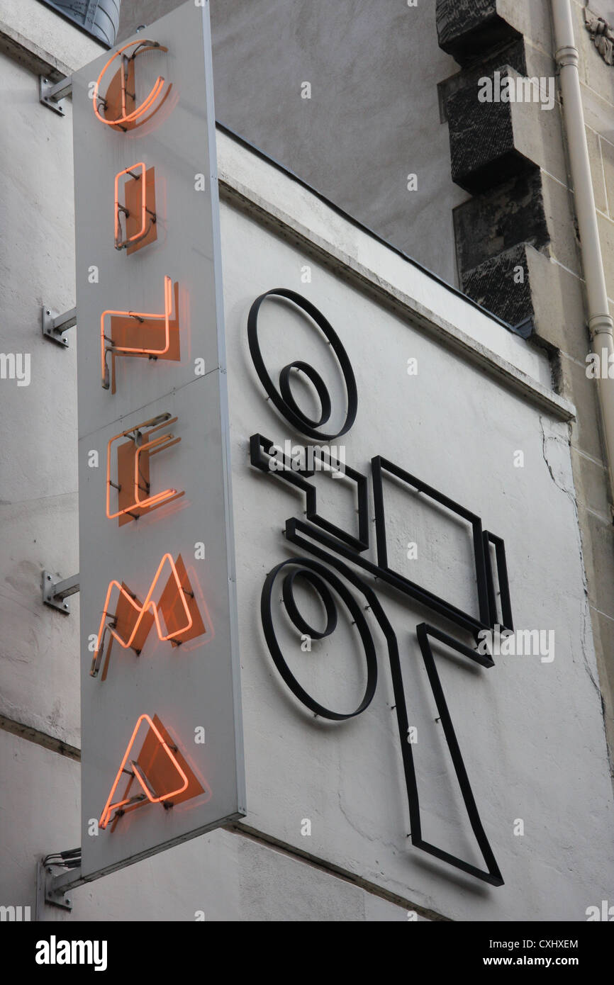 Cinema in Paris Stock Photo - Alamy
