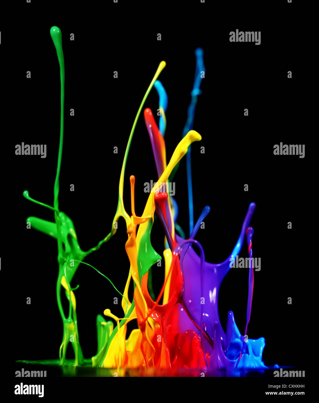 Color ink splash hi-res stock photography and images - Alamy