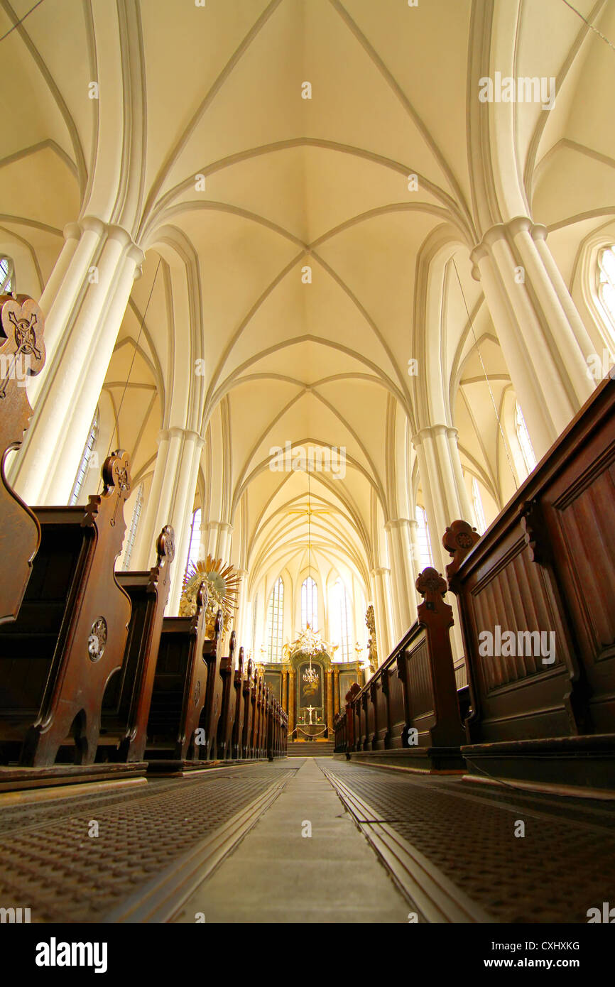 Interior of the Marienkirche in Berlin, Germany, Europe Stock Photo - Alamy