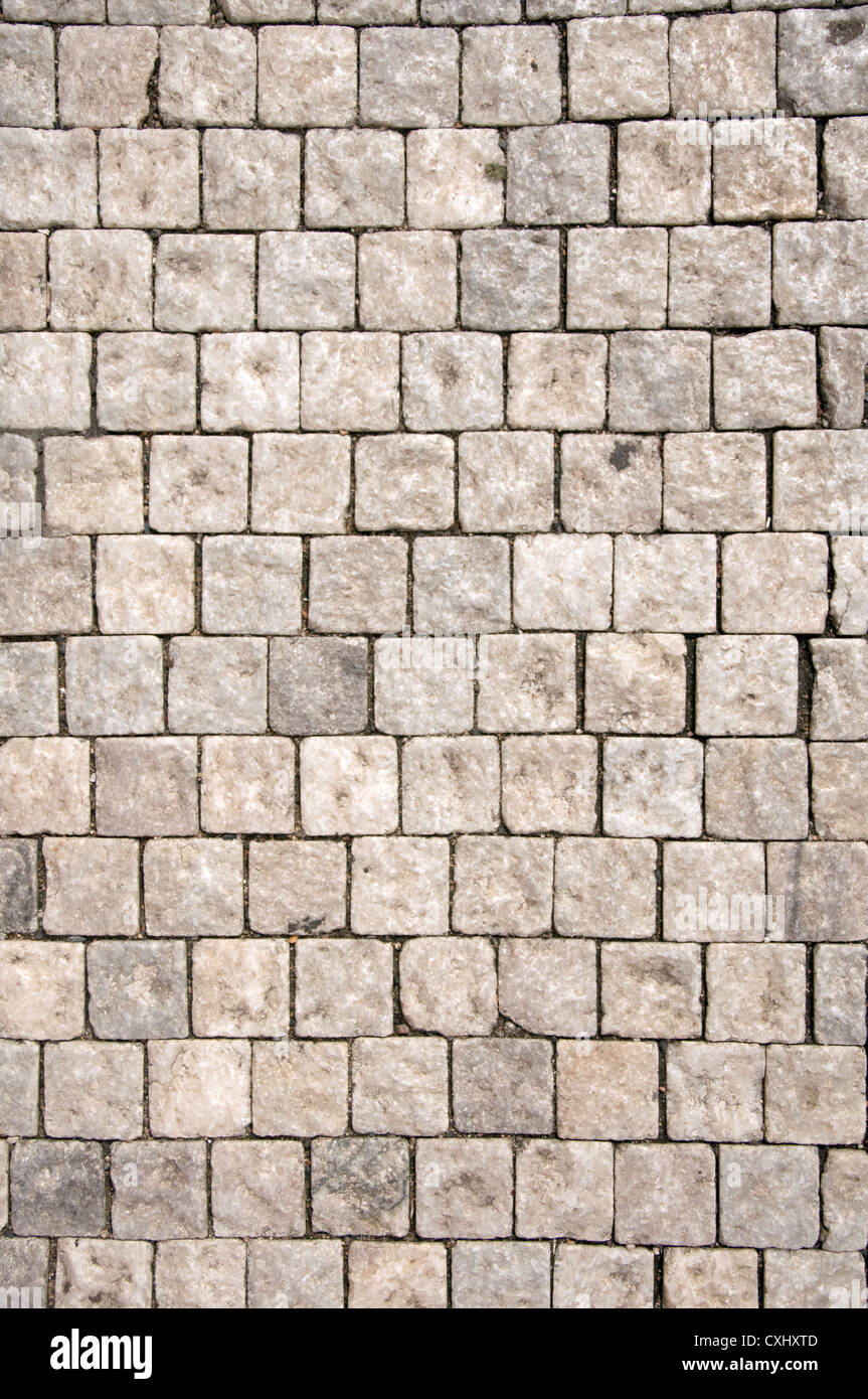 Cobble stone road pattern from Prague Stock Photo - Alamy