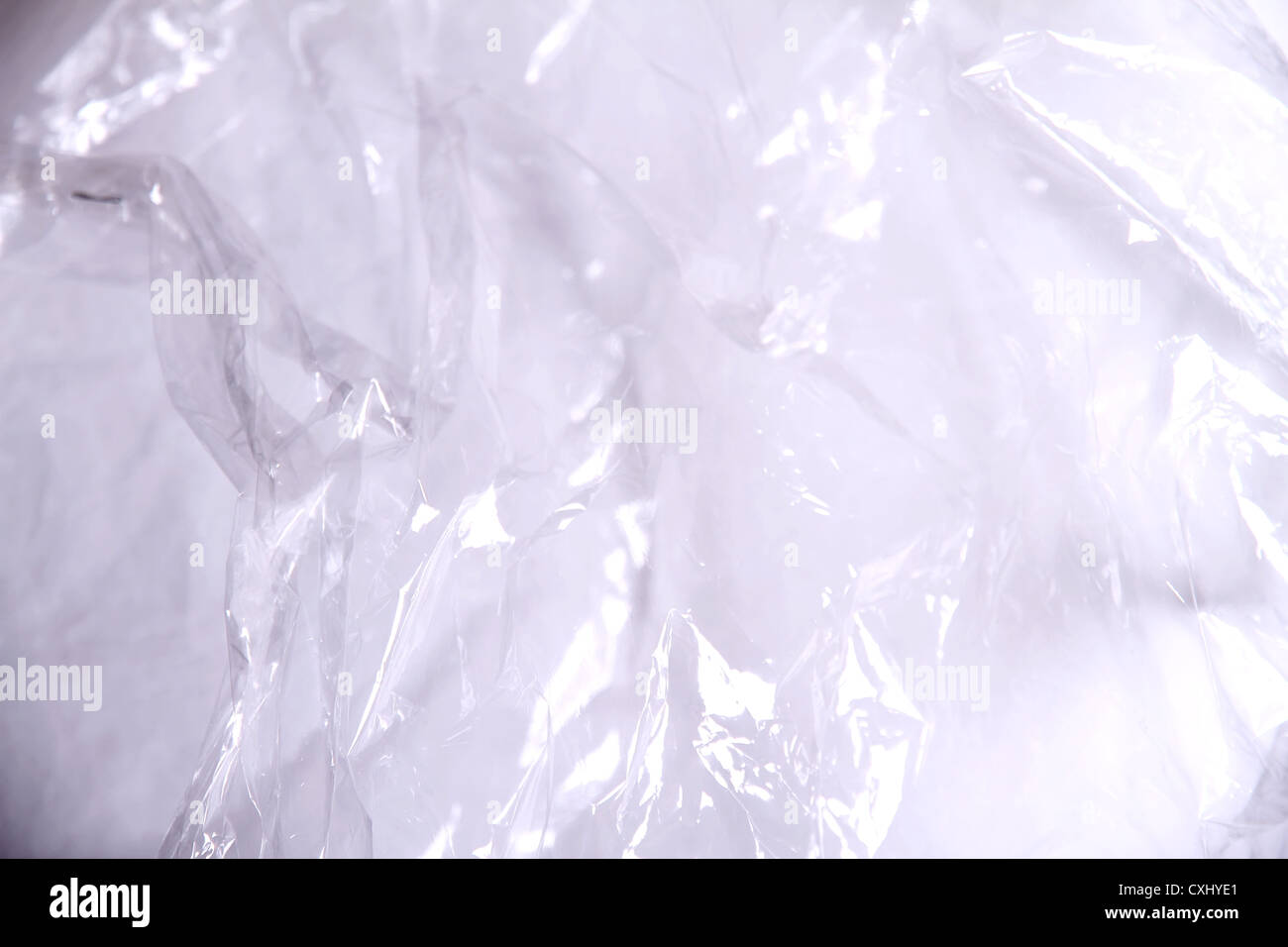 A transparent plastic foil background Stock Photo - Alamy