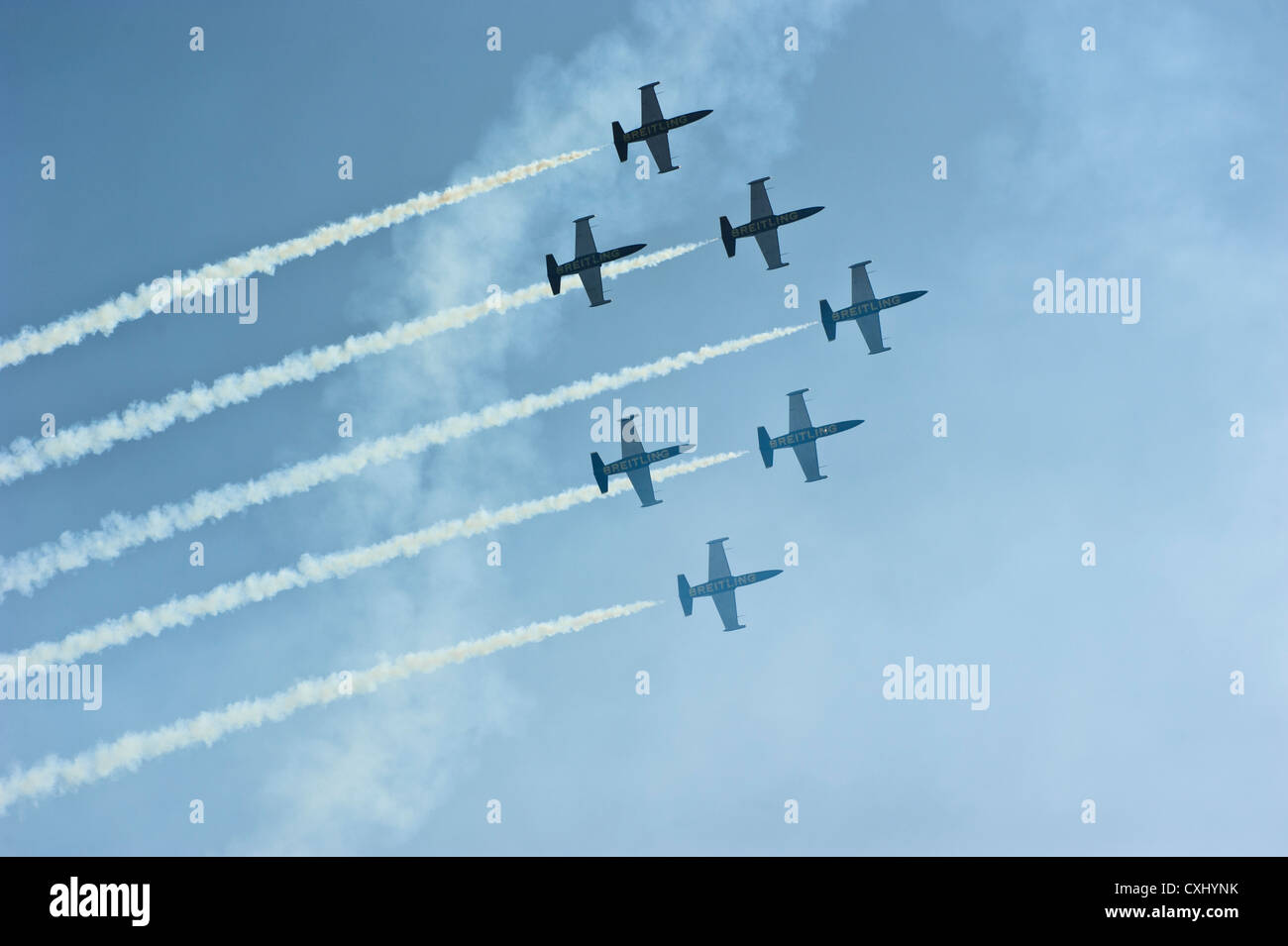 Airplane breitling jet team jet hi-res stock photography and images - Alamy