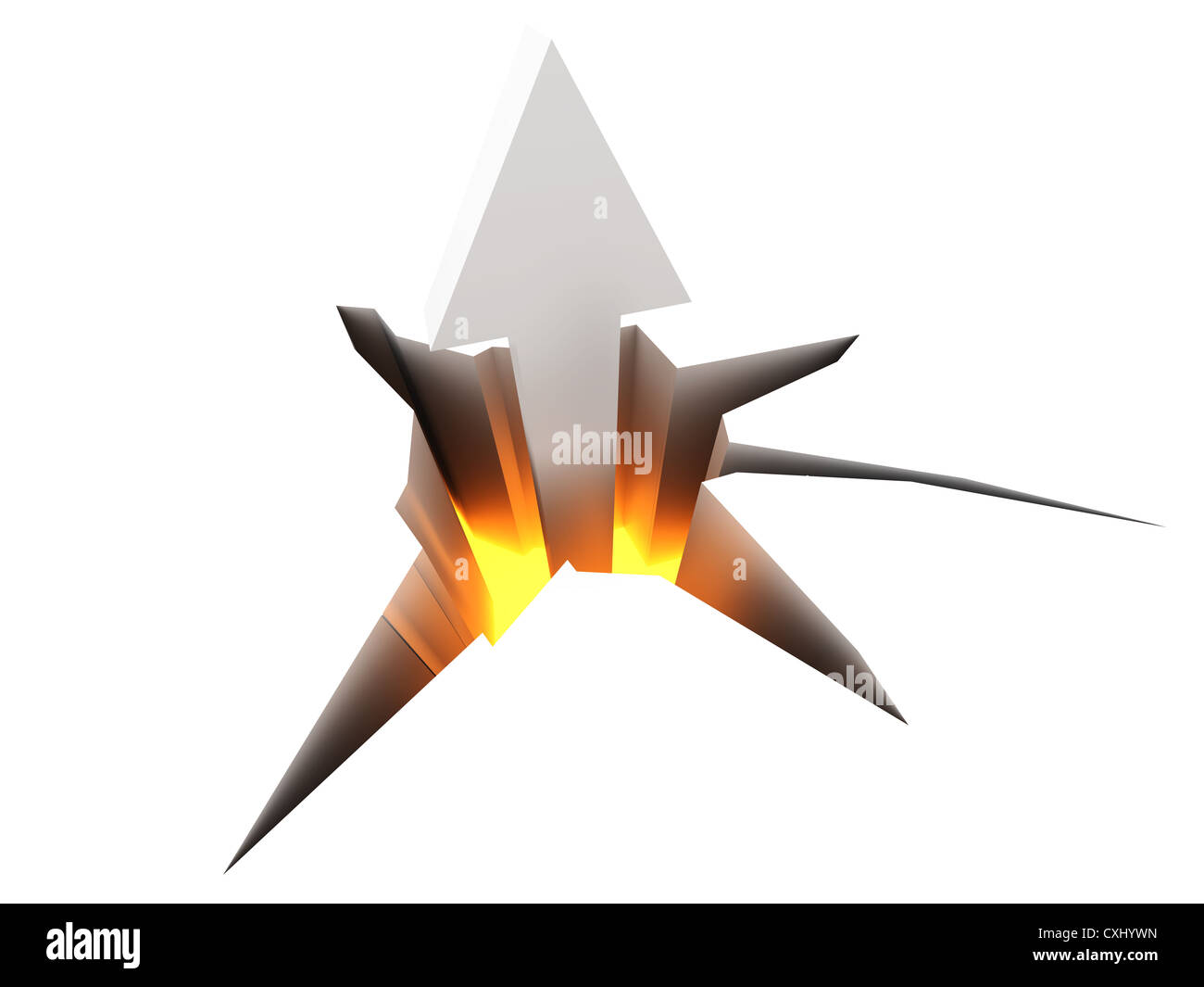 Boundary breaking Cut Out Stock Images & Pictures - Alamy