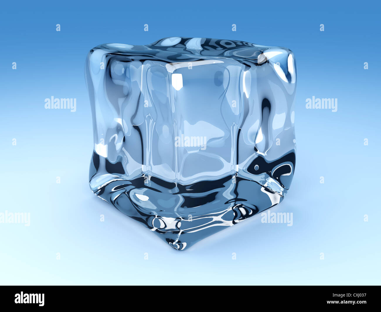 An ice cube Stock Photo - Alamy