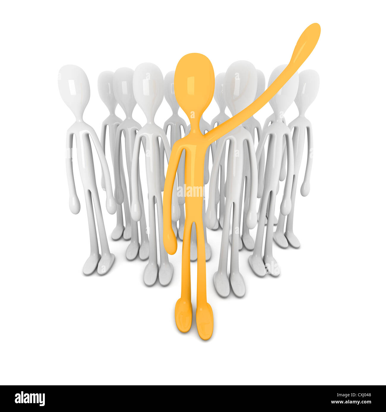 Conformity cartoon Cut Out Stock Images & Pictures - Alamy