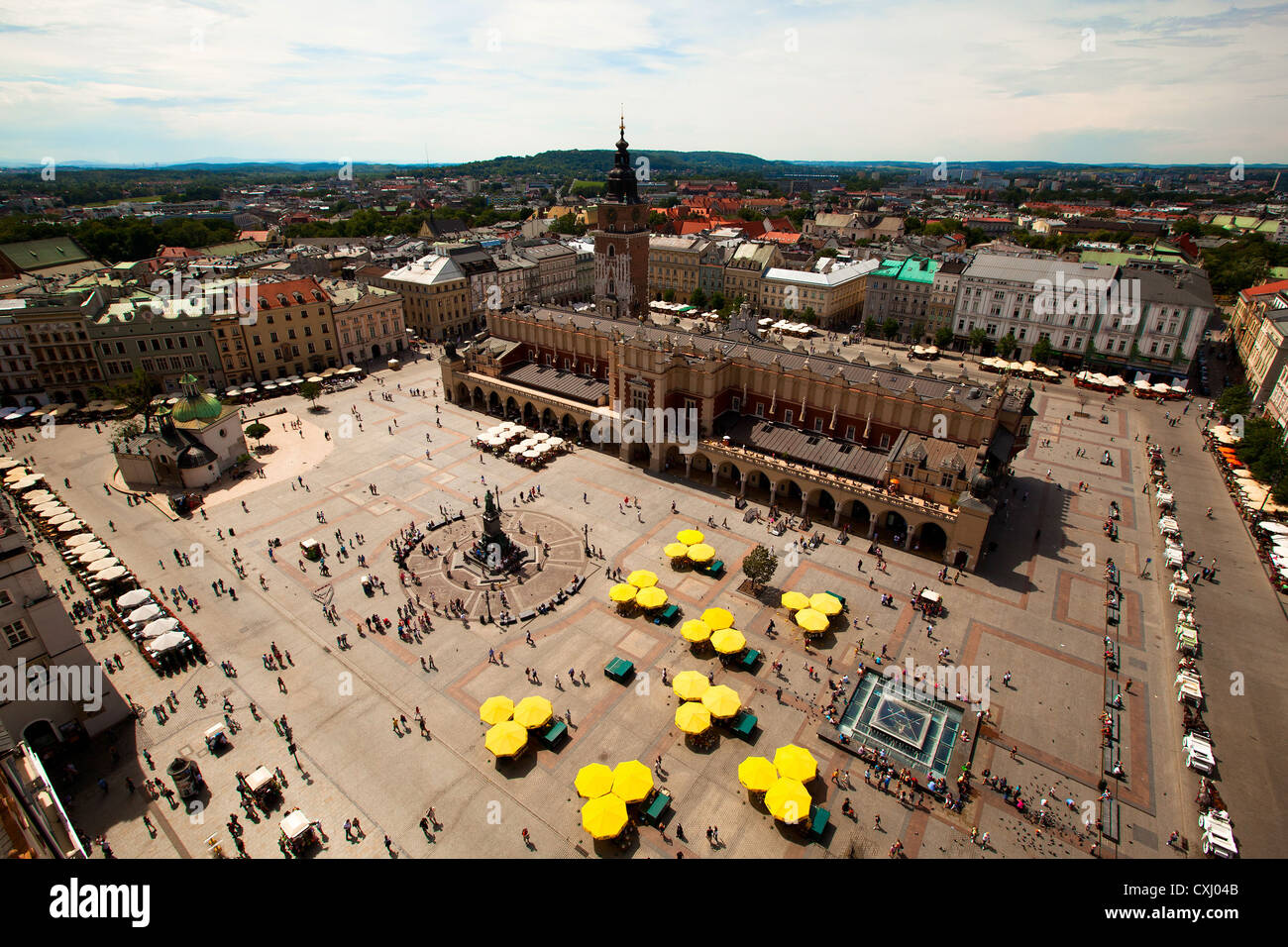 View of the Main Square (Polish: Rynek Główny w Krakowie) is the main ...