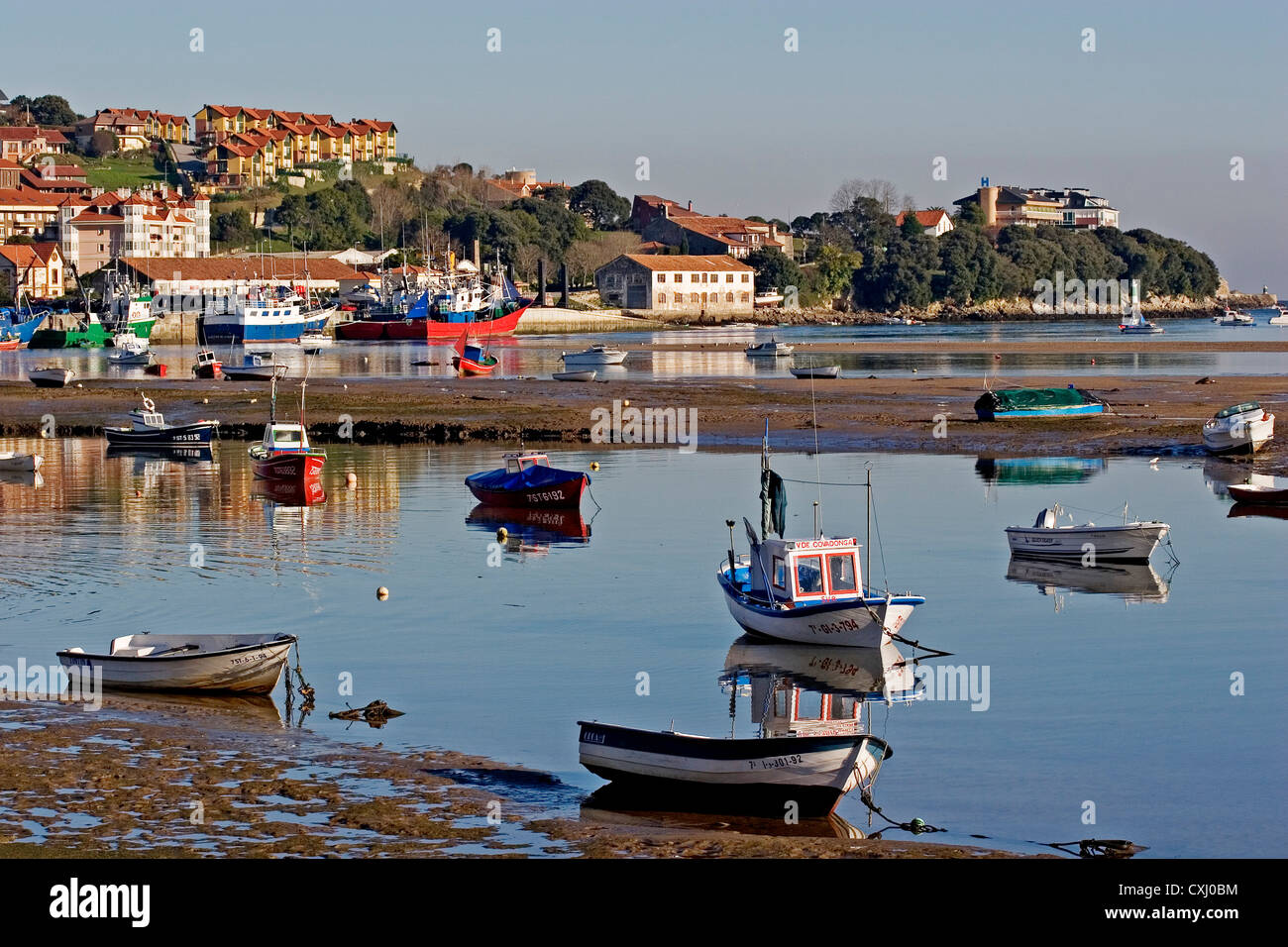 Fishing boats San Vicente de la Barquera Picos de Europa Cantabria ...