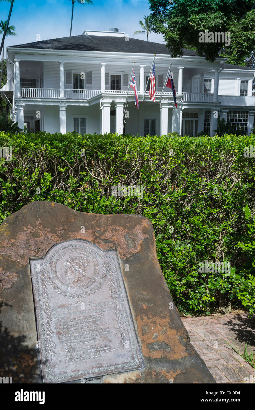 Washington Place in Honolulu, Hawaii Stock Photo - Alamy