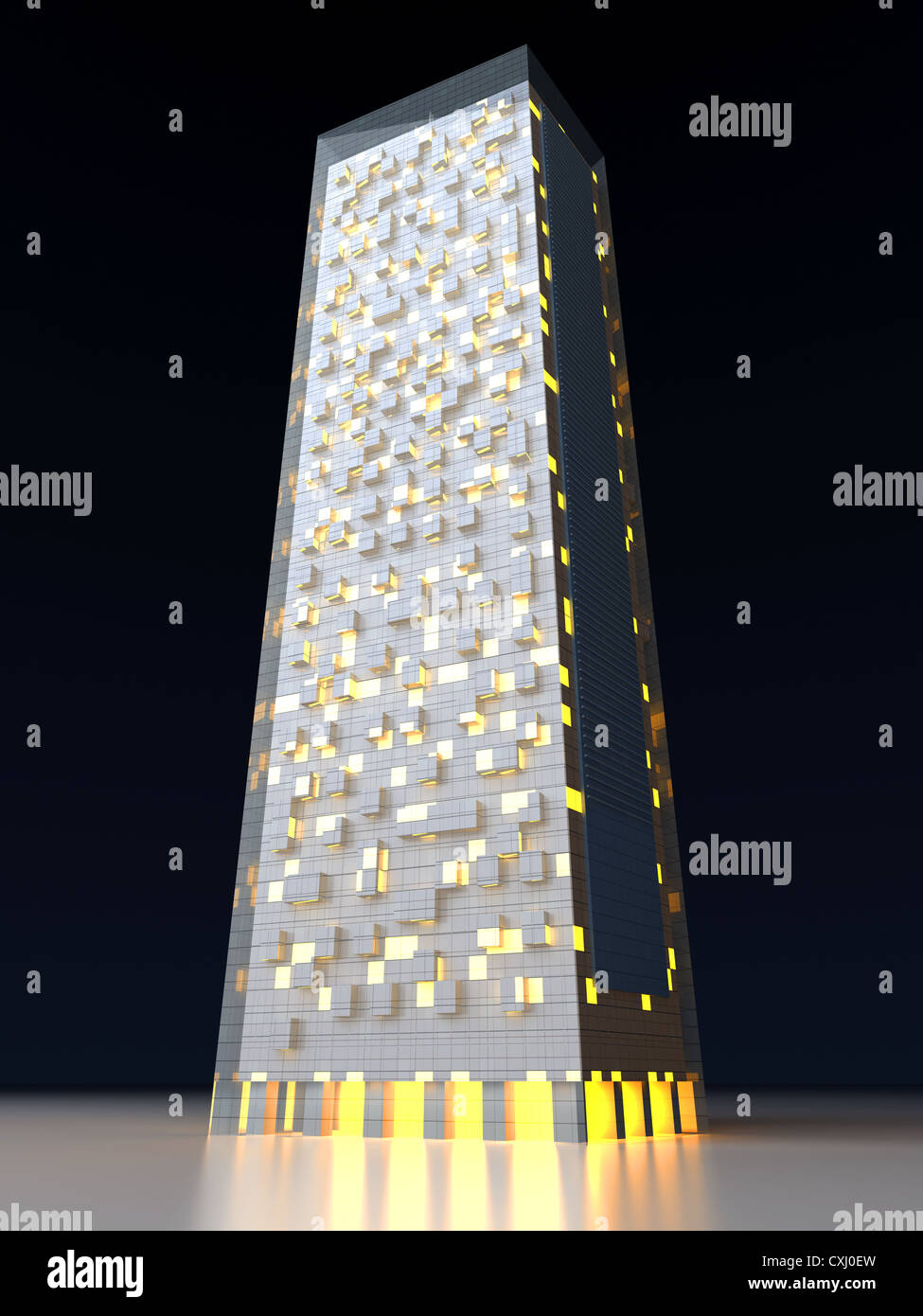 A contemporary skyscraper Stock Photo - Alamy
