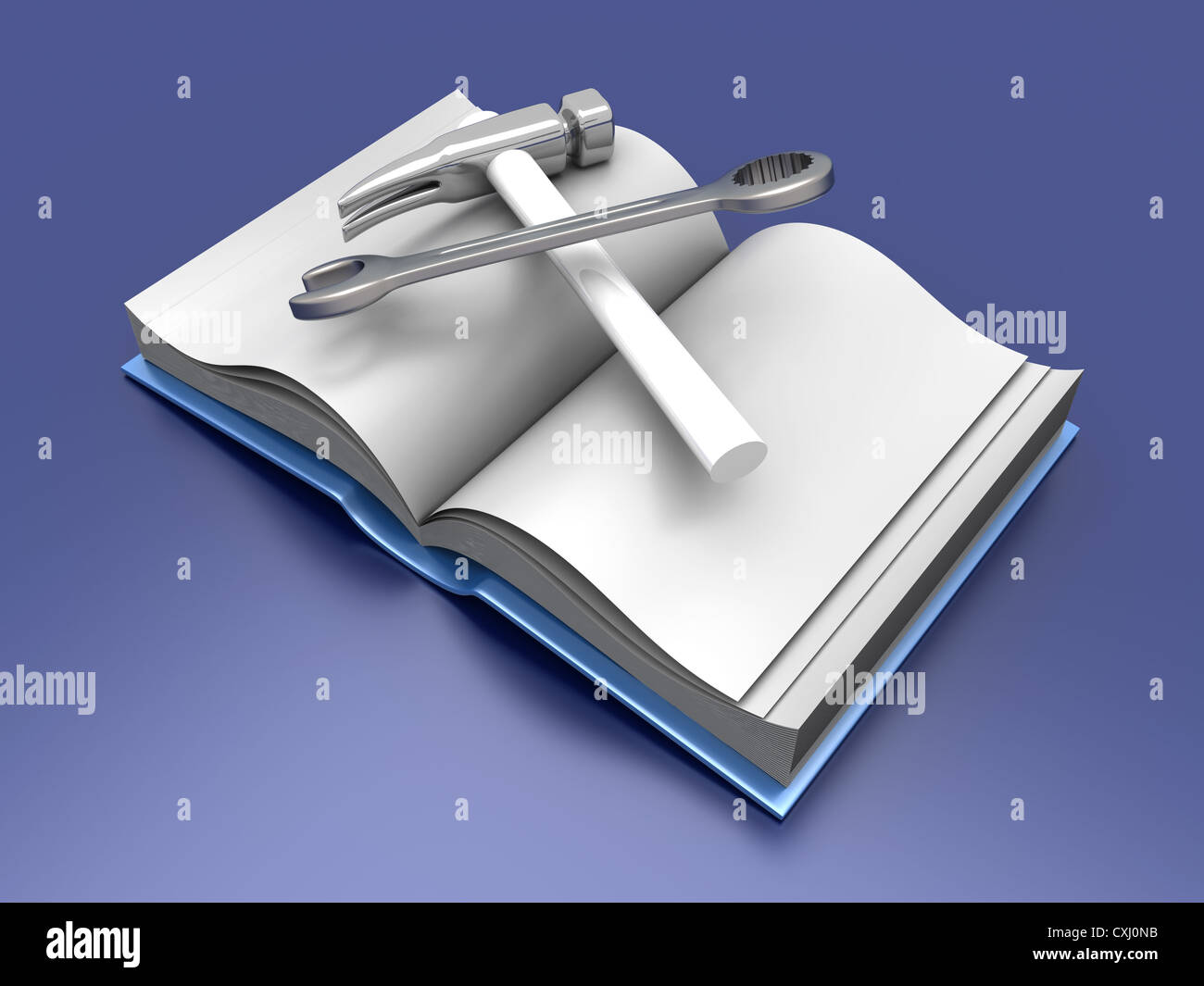 A construction manual Stock Photo - Alamy