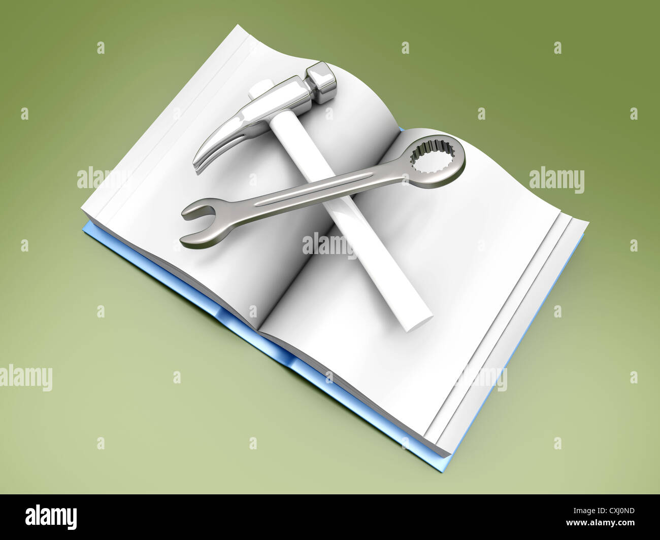 A construction manual Stock Photo - Alamy