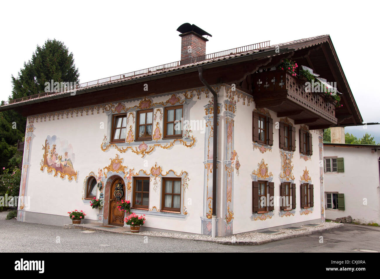 Garmisch-Partenkirchen ski resort town, Bavaria, Germany Stock Photo ...