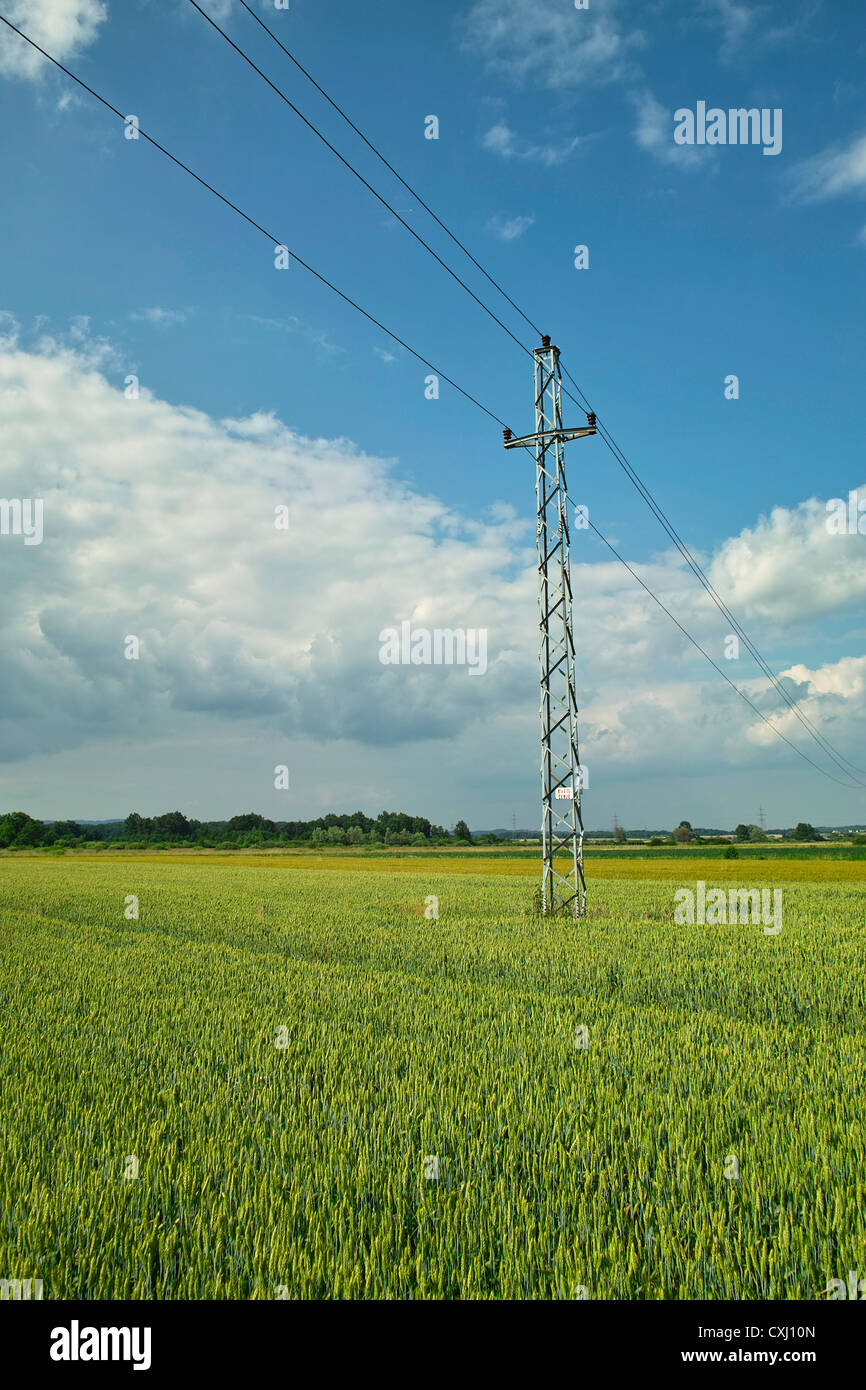 Landscape image of Dugo Selo, Croatia surroundings Stock Photo - Alamy